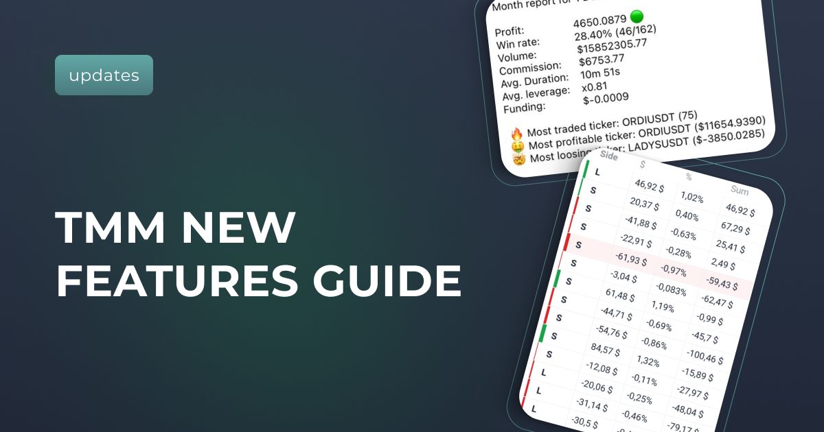 TMM Journal Winter Updates – What’s New for Traders